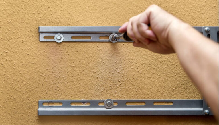 How to Install a TV mount on a Concrete Wall - Trundle Picks